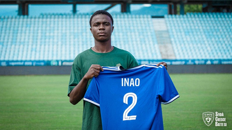 Le SC Bastia recrute Christ Ravynel Inao Oulaï